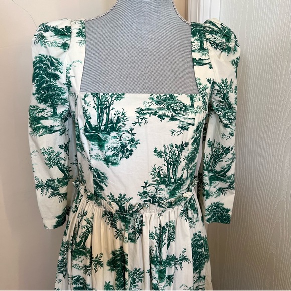 Cara Cara | Dresses | Nwt Cara Cara Bluehill Forest Toile Dress | Poshmark